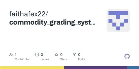 GitHub Faithafex22 Commodity Grading System