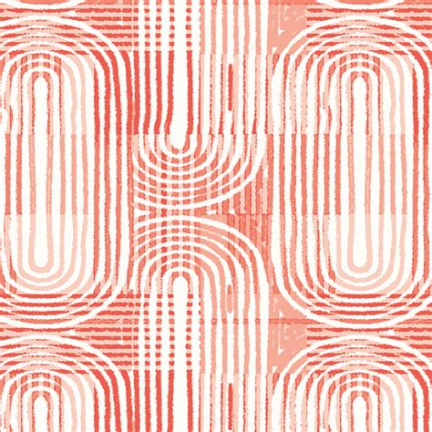 Origin Murals Curved Line Texture Orange Wall Mural Wilko