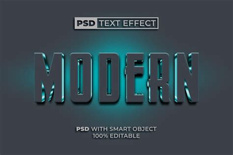 Text Effect Modern Style