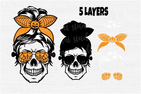 Halloween Mom Skull Svg Halloween Svg Momster Svg Mom Of Monster