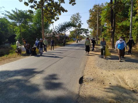 အင်္ဂပူမြို့နယ် ထူးကြီးမြို့၌ အမှိုက်မစွန့်ပစ်ရန် အသိပညာပေးခြင်းနှင့