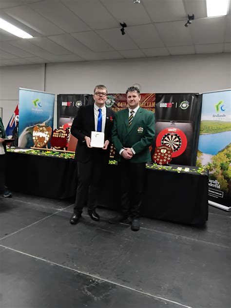 Darts Mitchell Clegg 20 Years Attendance At Australian Championships