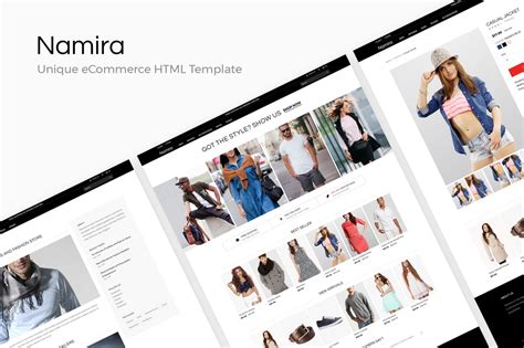 Namira Unique ECommerce HTML Template Fastcode Space