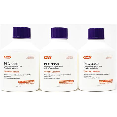 Polyethylene Glycol Peg 3350 Osmotic Laxative Hargraves Online