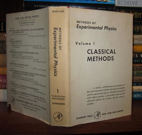 Methods Of Experimental Physics Volume 1 Classical Methods By