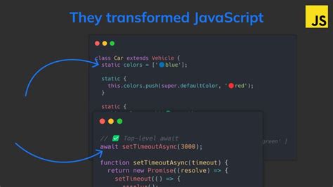 The 5 Most Transformative Javascript Features From Es13 Tari Ibaba