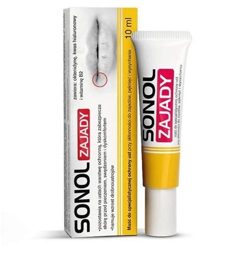 Sonol Zajady Lip Ointment Treatment For Rash On Lips Swelling And