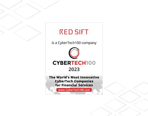 Award Red Sift Named A Top 100 Cybersecurity Company Red Sift Blog