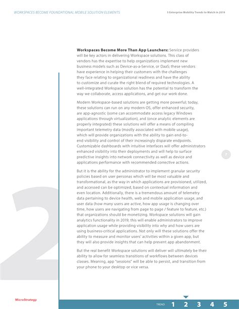 Design Interactive Pdf Layout For Microstrategy On Behance