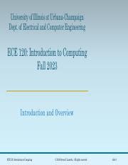Understanding Ece Introduction To Computing Course Hero