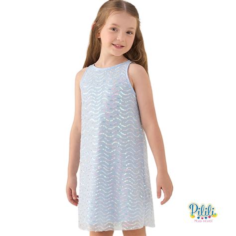 Vestido Menina Verão Candy brilho Petit Cherie Petit Cherie