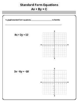 Linear Equation Guided Notes By The Slife Shop Tpt