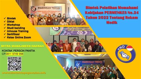 Bimtek Pelatihan Memahami Kebijakan PERMENKES No 24 Tahun 2022 Tentang