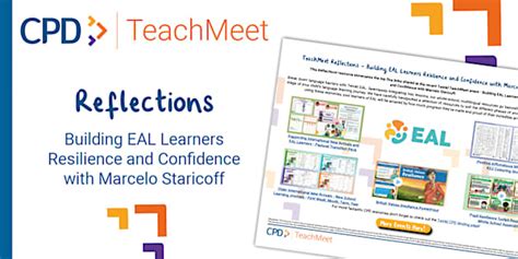 Teachmeet Reflections Building Eal Learners Resilience And Confidence With