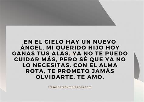 Frases Para Un Hijo Fallecido Frasescumple