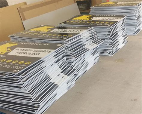 Bulk Corrugated Plastic Signs Correx Advertising Boards Factory