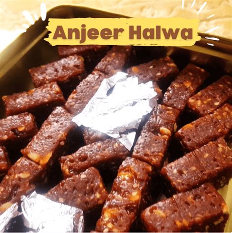 Anjeer Halwa Fig Halwa Bites In Desi Ghee Dry Delights