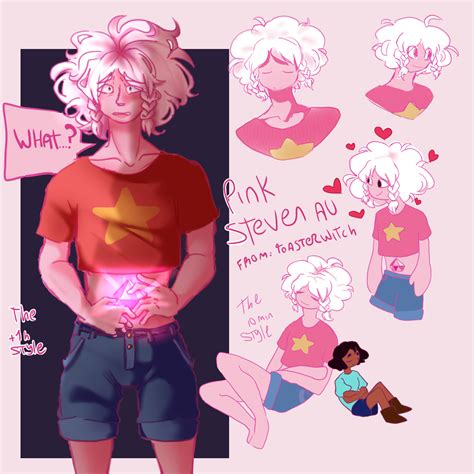 Braided Pink Steven The Au Is From Toasterwitch Or Pinkstevenau Re Posting Because Im Dumb