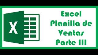 Excel Planilla De Ventas Parte 3 Doovi
