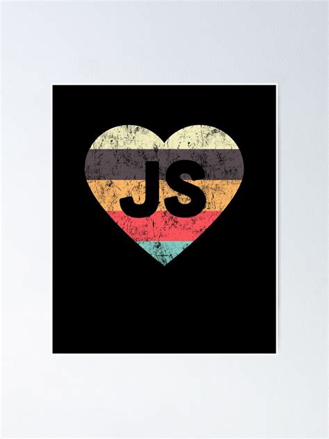 Javascript Js Programmer Poster For Sale By Vladocar Redbubble