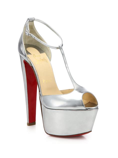 Christian Louboutin Satin Bow Accented Sandals Fake Christian