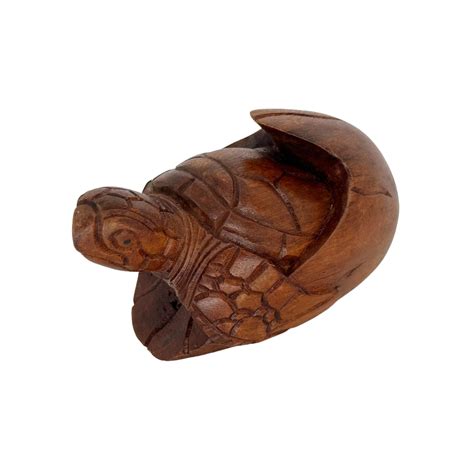 Hand Carved Hatching Turtle Egg Maka Imports