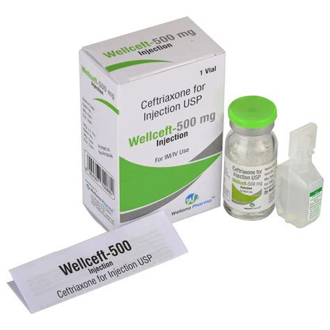 Wellceft 500 Ceftriaxone Injection 500mg At ₹ 13 Vial In Surat Id 23720977262