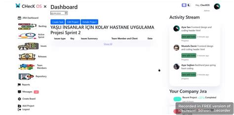 Video Dr Nuray Mercan On Linkedin Checkos Jira Project Manager Farklı Ui Design Version 2