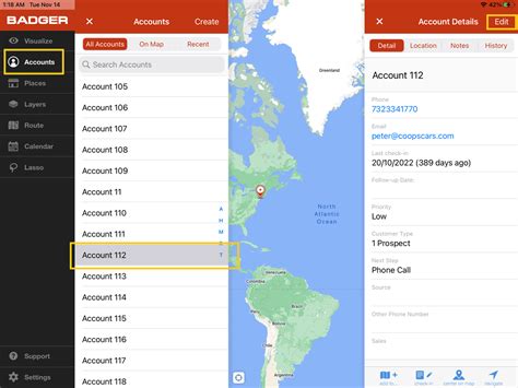 How To Add Create A Follow Up Follow Up Date Ipad Badger Maps