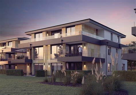 3D Visualisierung Neubau Mehrfamilienhaus Bei Bonn NRW