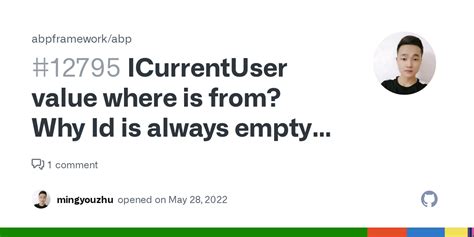 Icurrentuser Value Where Is From Why Id Is Always Empty