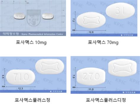 골다공증약 중 Bisphosphonate 모음