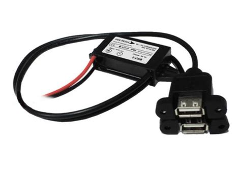 12V To 5V 2 X USB 3A