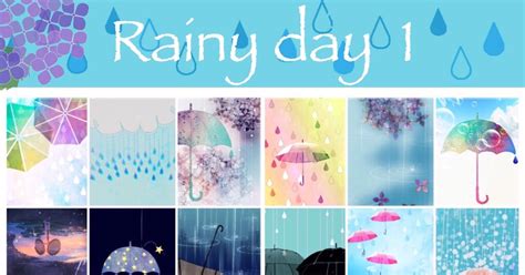 小説用フリー素材 フリー素材 Rainy Day☔️①雨、傘、紫陽花、水たまり等 もこりーな（お返事できず🙏）のイラスト Pixiv