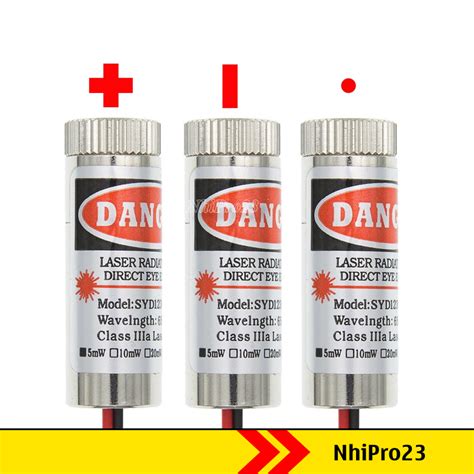 The Laser Head Can Adjust The 5v 5mw 650nm Laser Generator With Voltage Of 3 5v Shopee Philippines