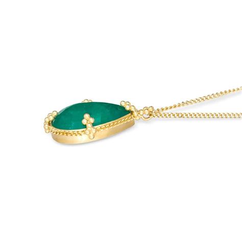 Amáli Emerald Teardrop Necklace For Sale At 1stdibs
