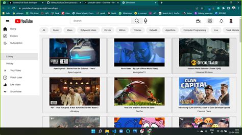 Github Gaurav0597youtubeclone Javascript I Made Youtube Clone By