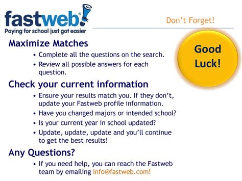 Tips and Tricks to Maximize Your Fastweb Experience - ppt download