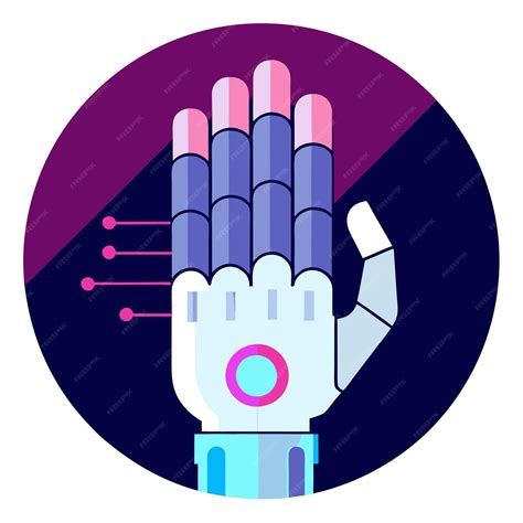 Unique Digital Art Featuring Robotic Hand Gesture Premium Ai Generated Image