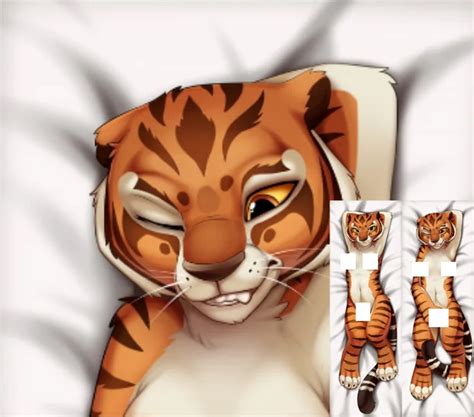 Dakimakura Anime Master Tigress Dreamworks Funda De Almohada Corporal