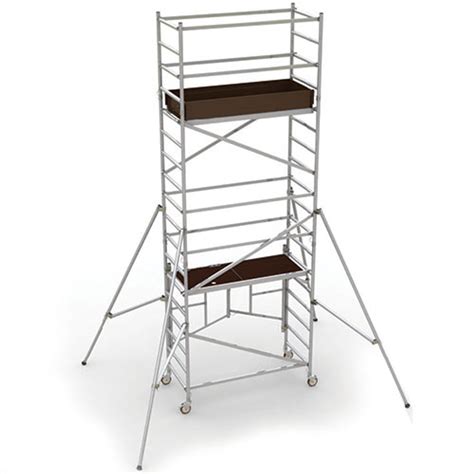 Metaltech Al Q0106 12 Easy Set Scaffold Tower With 18 Reach With