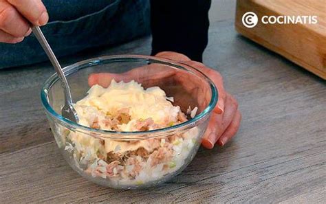 Ensaladilla de atún y huevo duro fácil y rápida