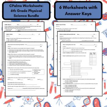 Cpalms Th Grade Physical Science Tutorial Worksheets Sc P By Emily