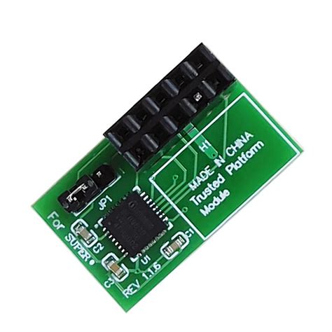 슈퍼마이크로 Aom Tpm 9670h Spi Tpm 20 모듈 그린 모듈 Tpm 20 모듈 트러스트 플랫폼 10 핀