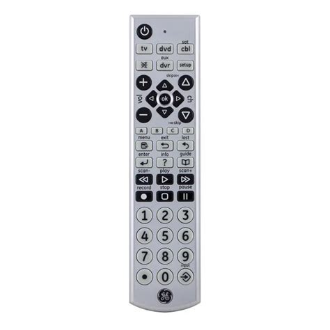 Programming GE Universal Remote Codes Updated