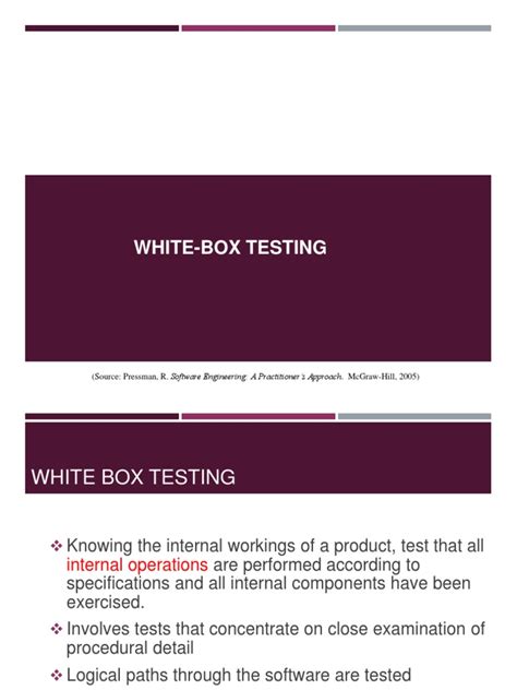 whitebox testing1 recovered pdf control flow boolean data type