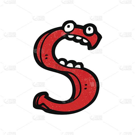 卡通字母s