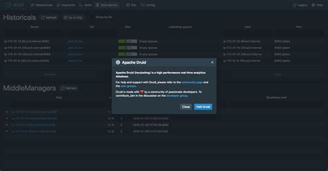 Proposal Unified Web Console · Issue 6832 · Apachedruid · Github