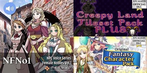 New Releases Npc Female Nobles Vol1 Creepy Land Tileset Pack Plus