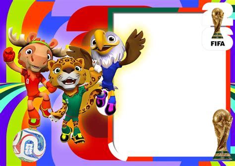 Moldura Mascote Copa Do Mundo 2026 Png Imagem Legal